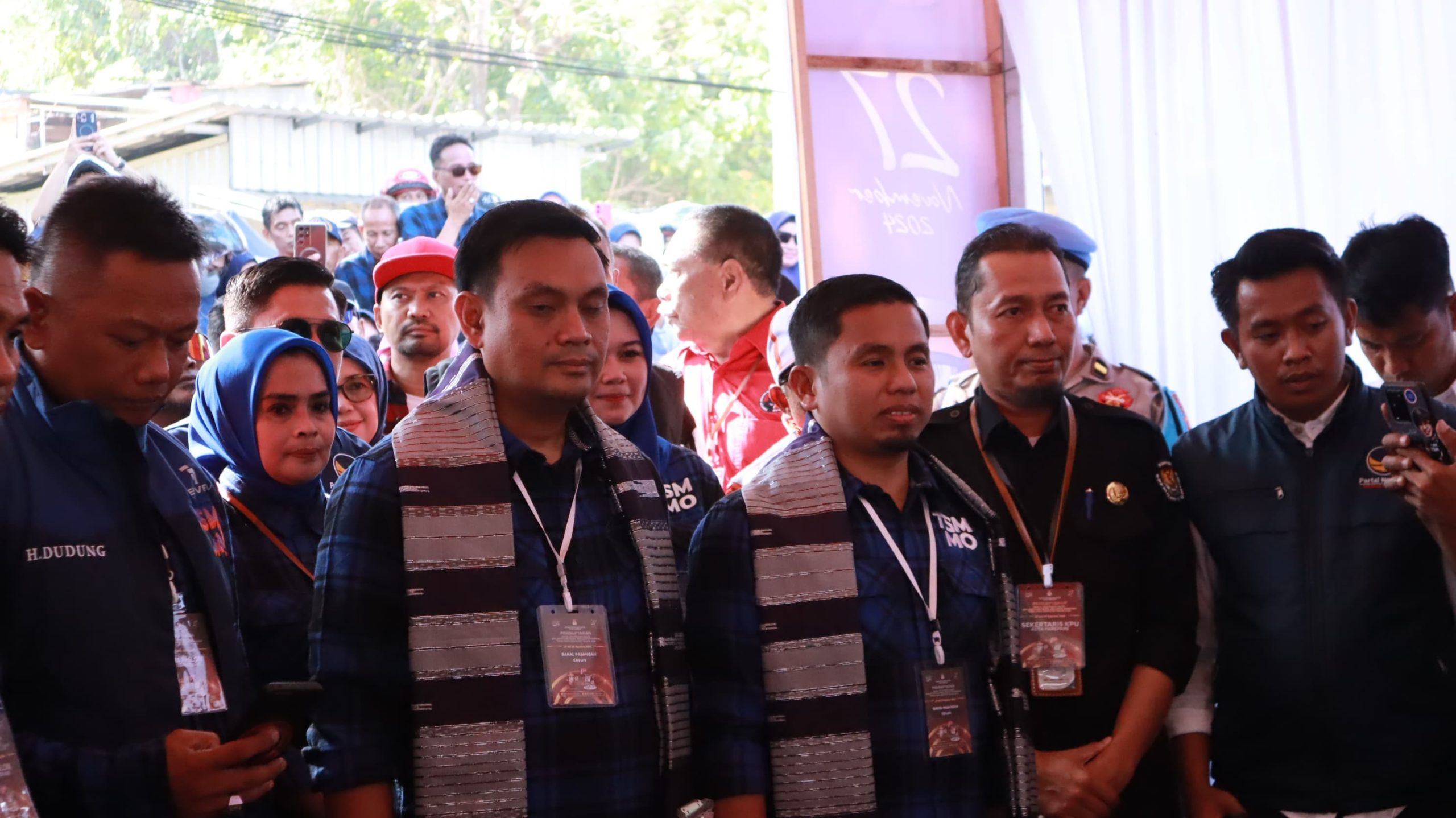 Kompak dan Solid, TSM MO Pendaftar Pertama Sebagai Calon Wali Kota dan Wakil Wali Kota Parepare ...
