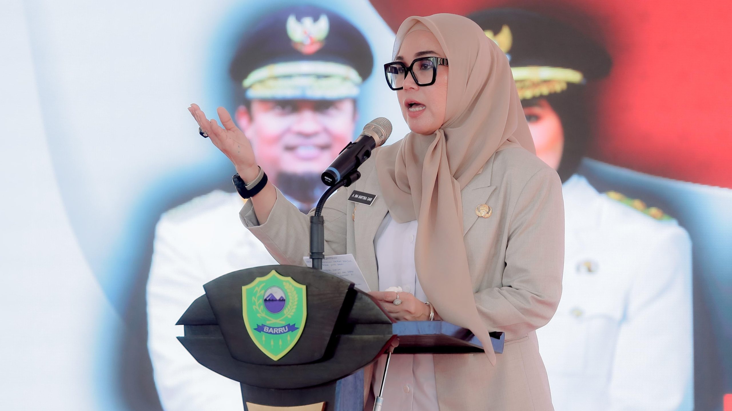 Bupati Barru Andi Ina Kartika Sari Lantik Pengurus Koperasi Merah Putih Desa/Kelurahan: Langkah ...